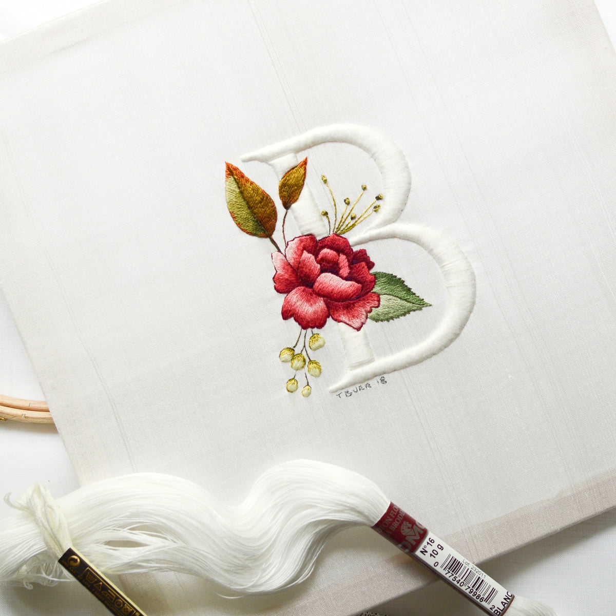 Floral alphabets – Trish Burr Embroidery