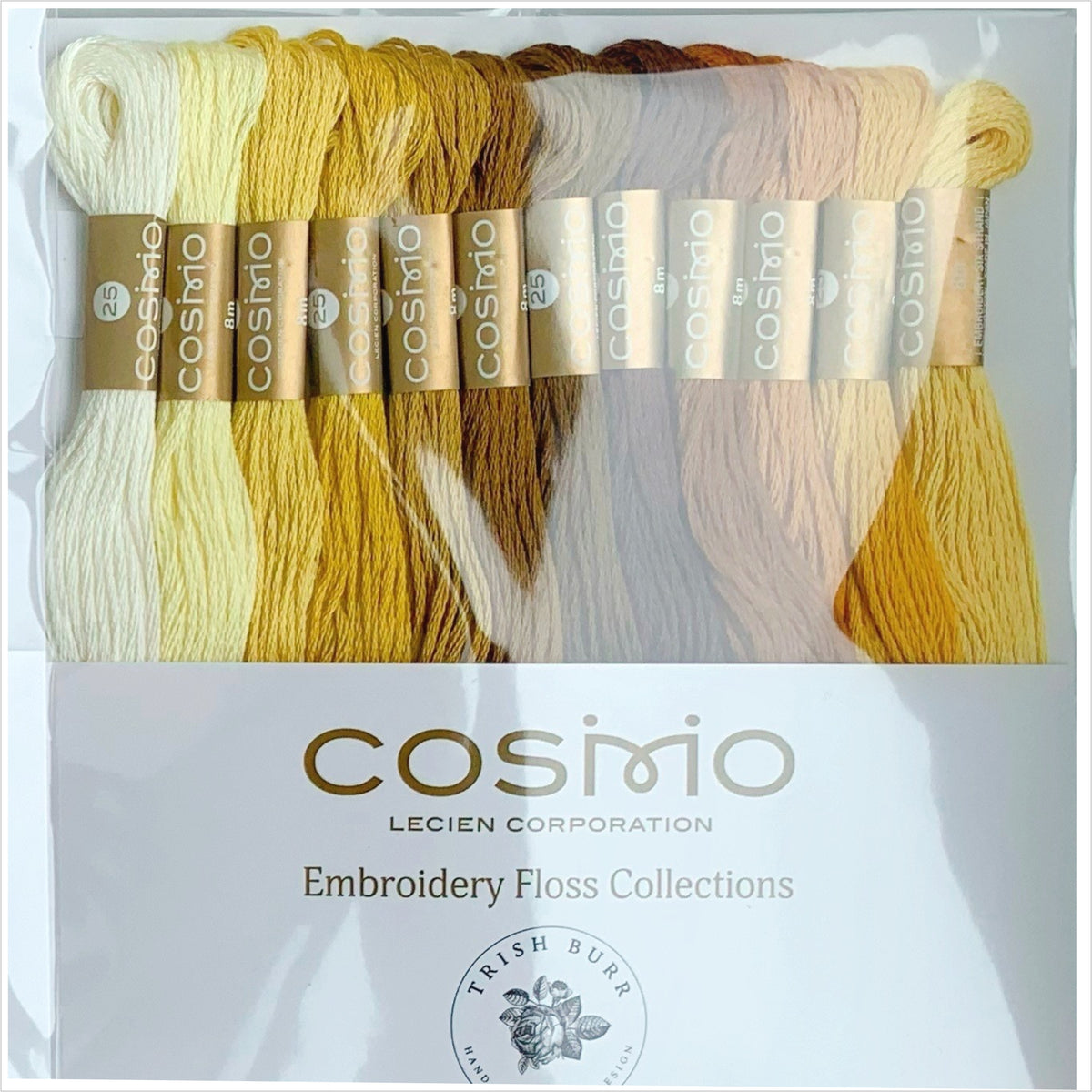 Cosmo thread pack Golden Wheat – Trish Burr Embroidery