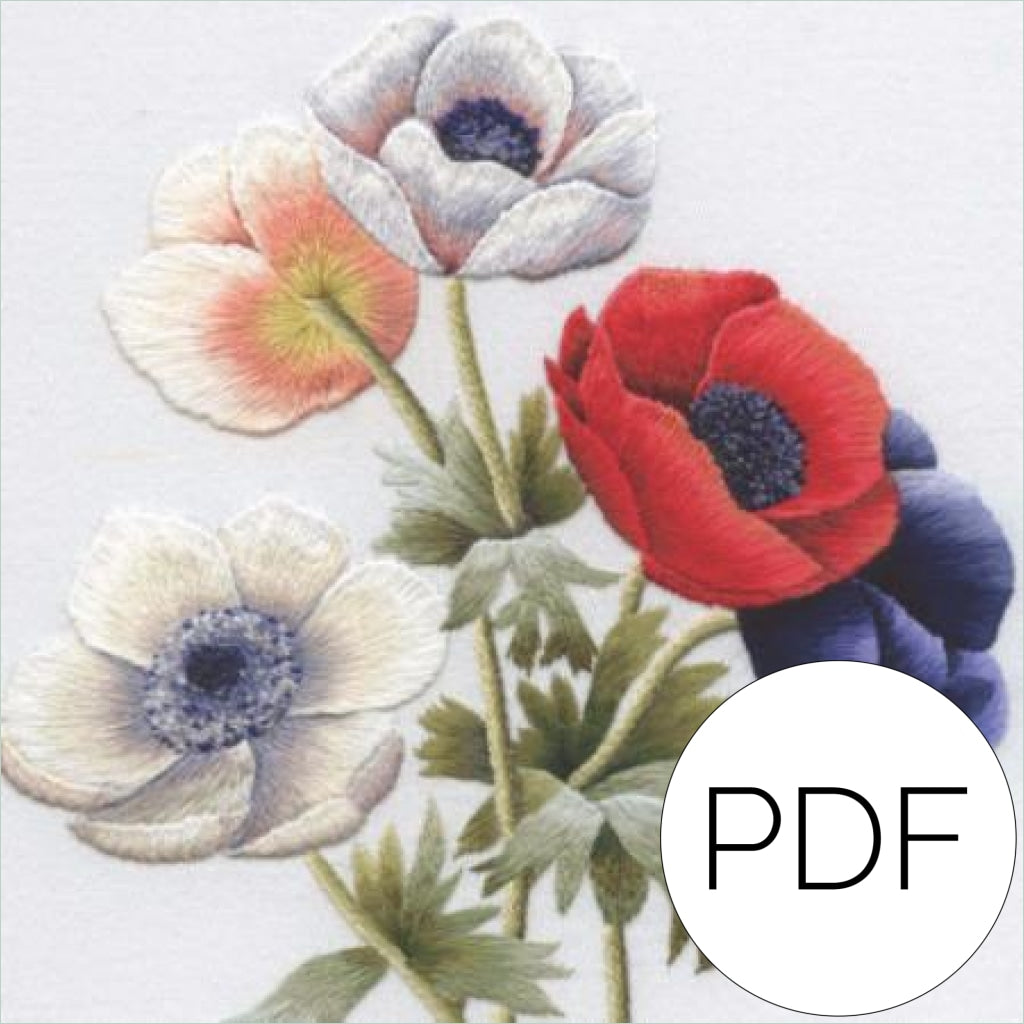 PDF Redoutes Anemones – Trish Burr Embroidery